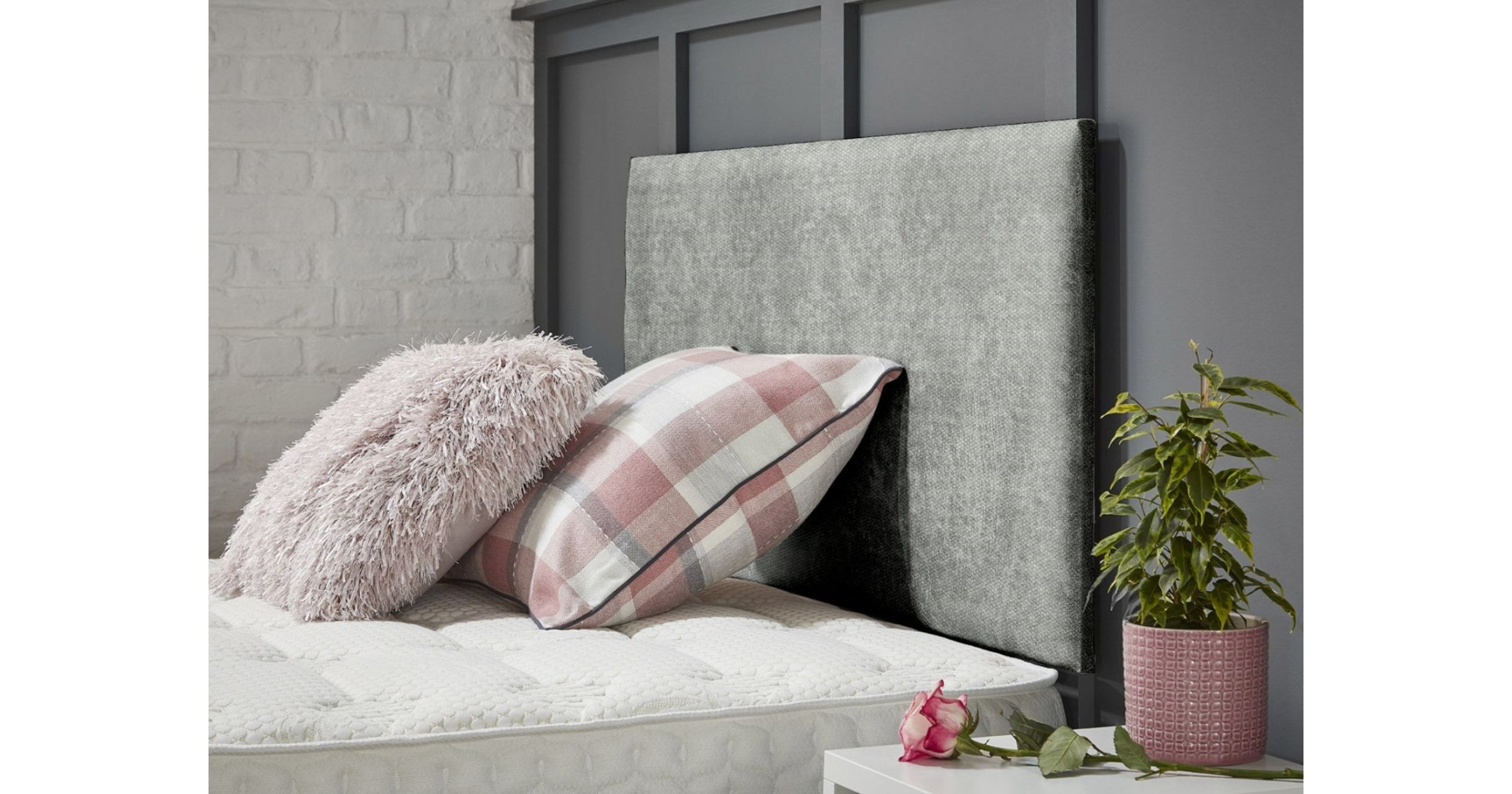 Lancashire Beds Flat Single Panel Headboard